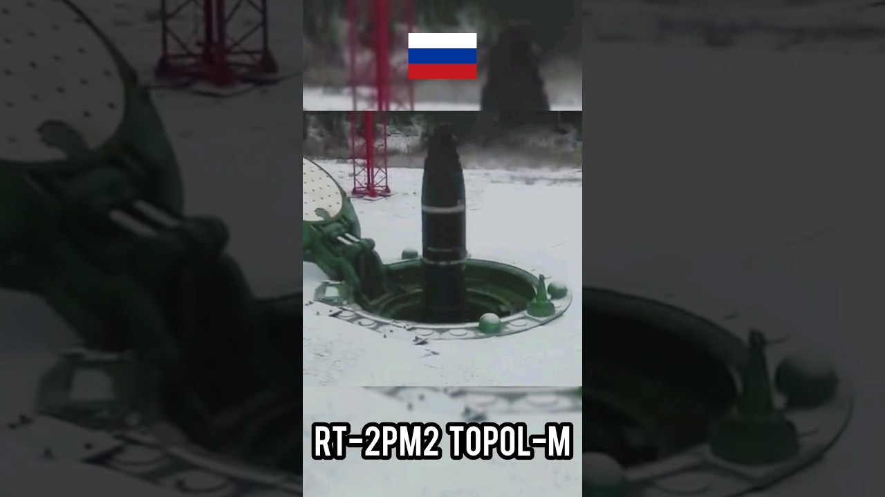 RT-2PM2 Topol-M ICBM Launch 🇷🇺🚀 #shorts #short #icbm