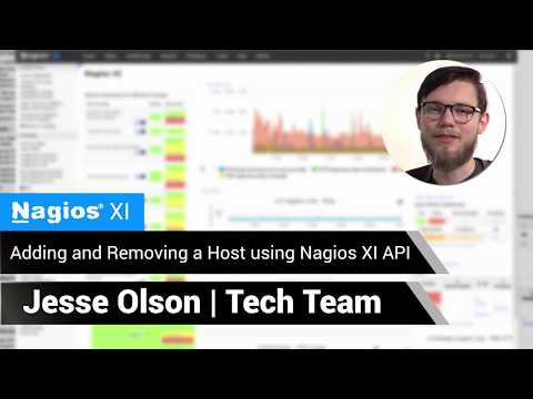 Nagios: Adding and Removing a Host using Nagios XI API