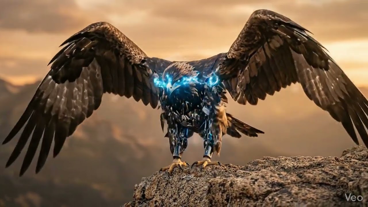 REAL Eagle Transforms Into a Mechanical Drone 🤯 Insane Metal Transformation