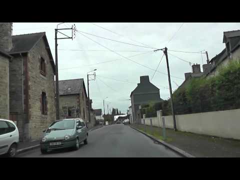 Driving Rue de Pen an Croissant, Rue Pierre Pochon, Rue des Runeunou & Rue de la Madeleine, Guingamp