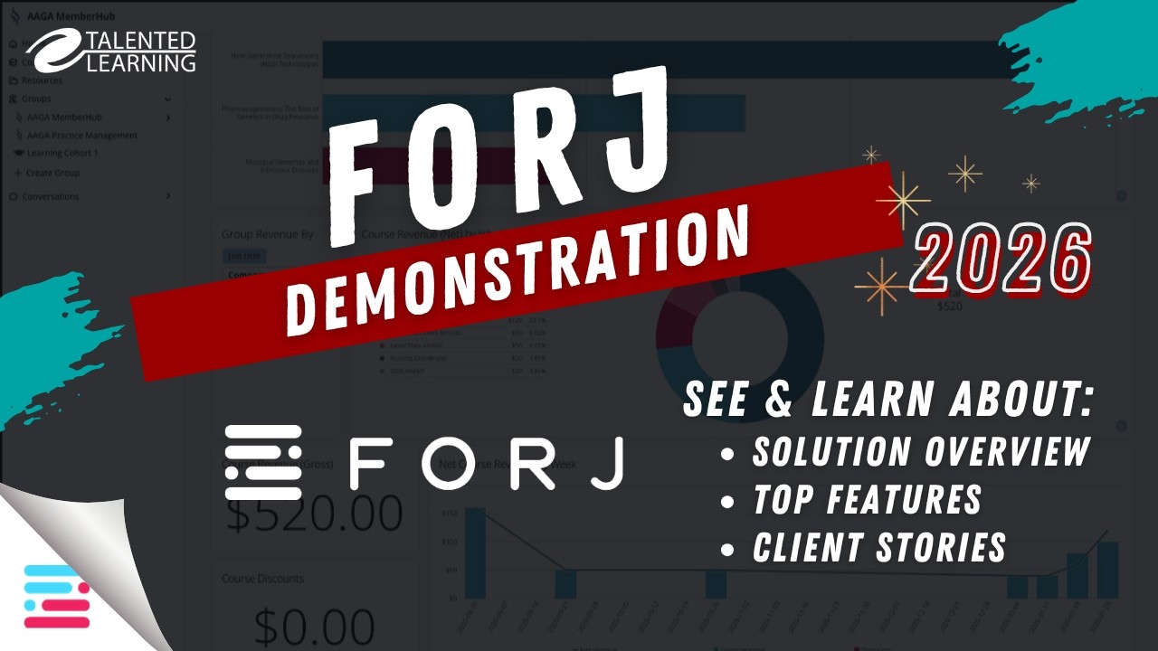Forj Platform Demo: Community + Learning in One Experience |Talented Learning