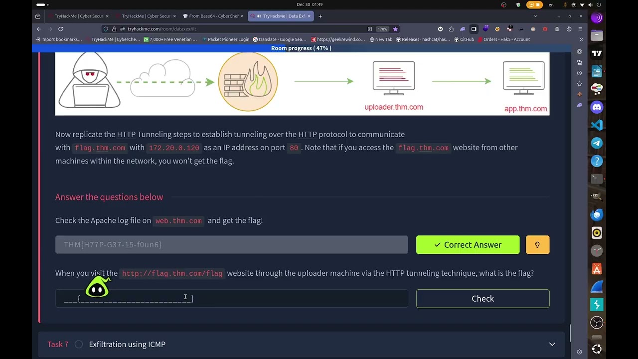 Data Exfiltration TASKs 1-6 TryHackMe WalkThrough