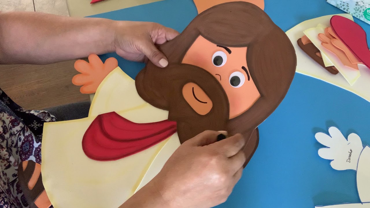 JESUS GRANDE  EXCELENTE PARA NUESTRAS HISTORIAS BIBLICAS.