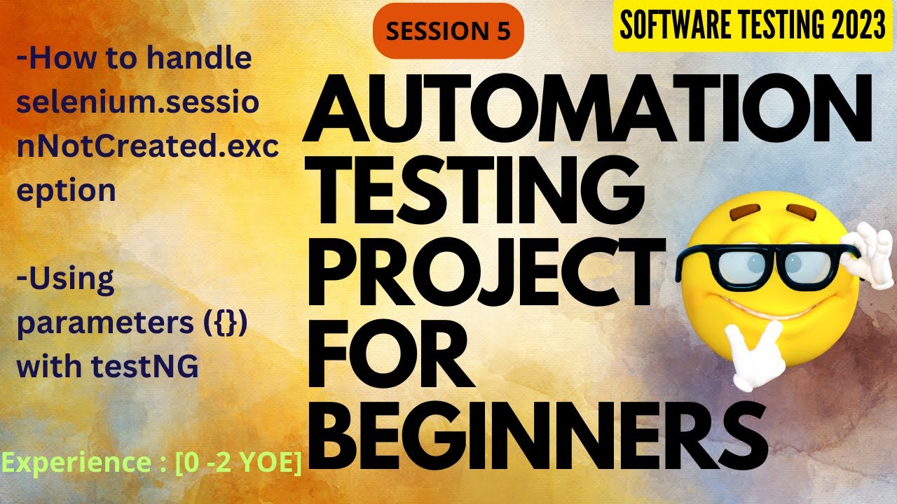 Session 5: Automation Testing Project for Beginners | Java + Selenium | Software Testing Zone