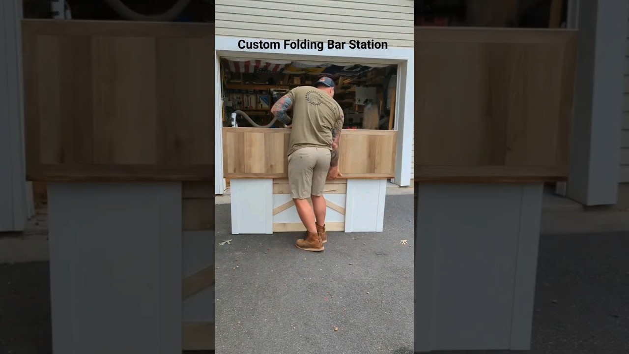 🍾🍻 A completely foldable custom bar 🍻🍾