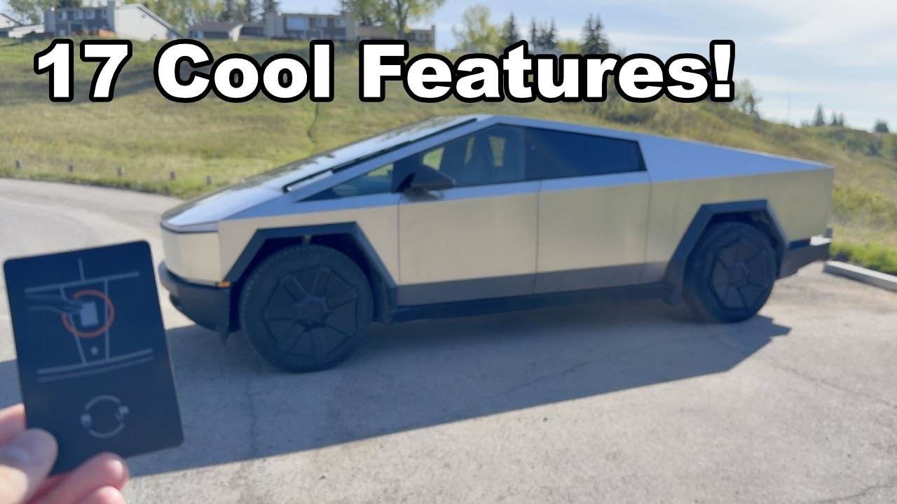 Here's 17 Cool Tesla Cybertruck Features!