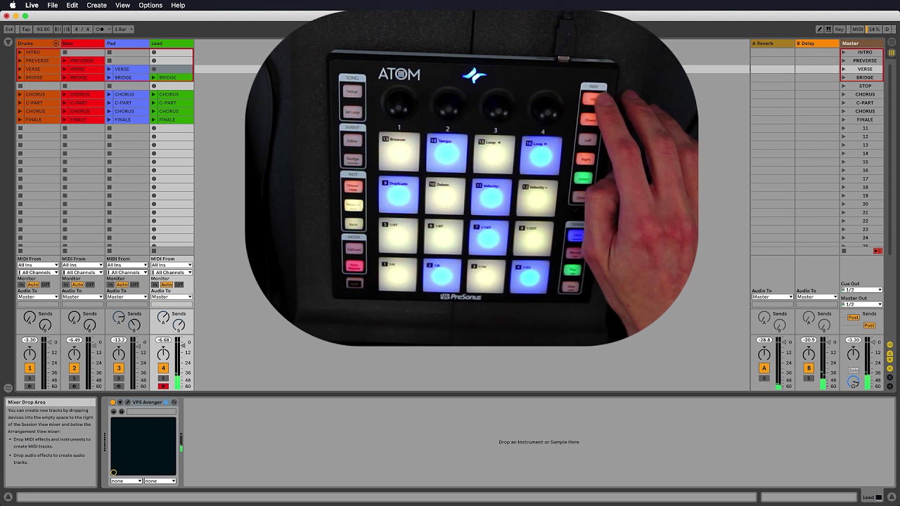 Gregor demos ATOM Integration with Ableton Live: Understanding Live Modes