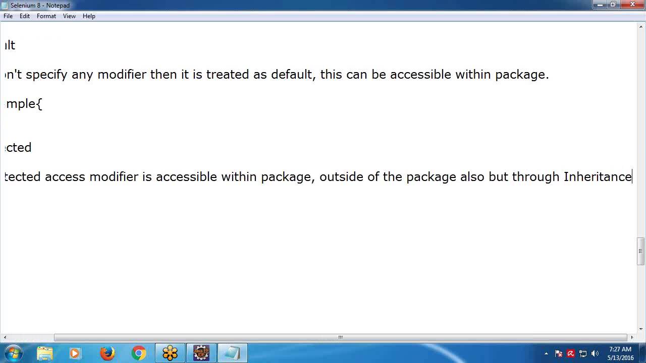 Java Tutorial 7: Java Modifiers