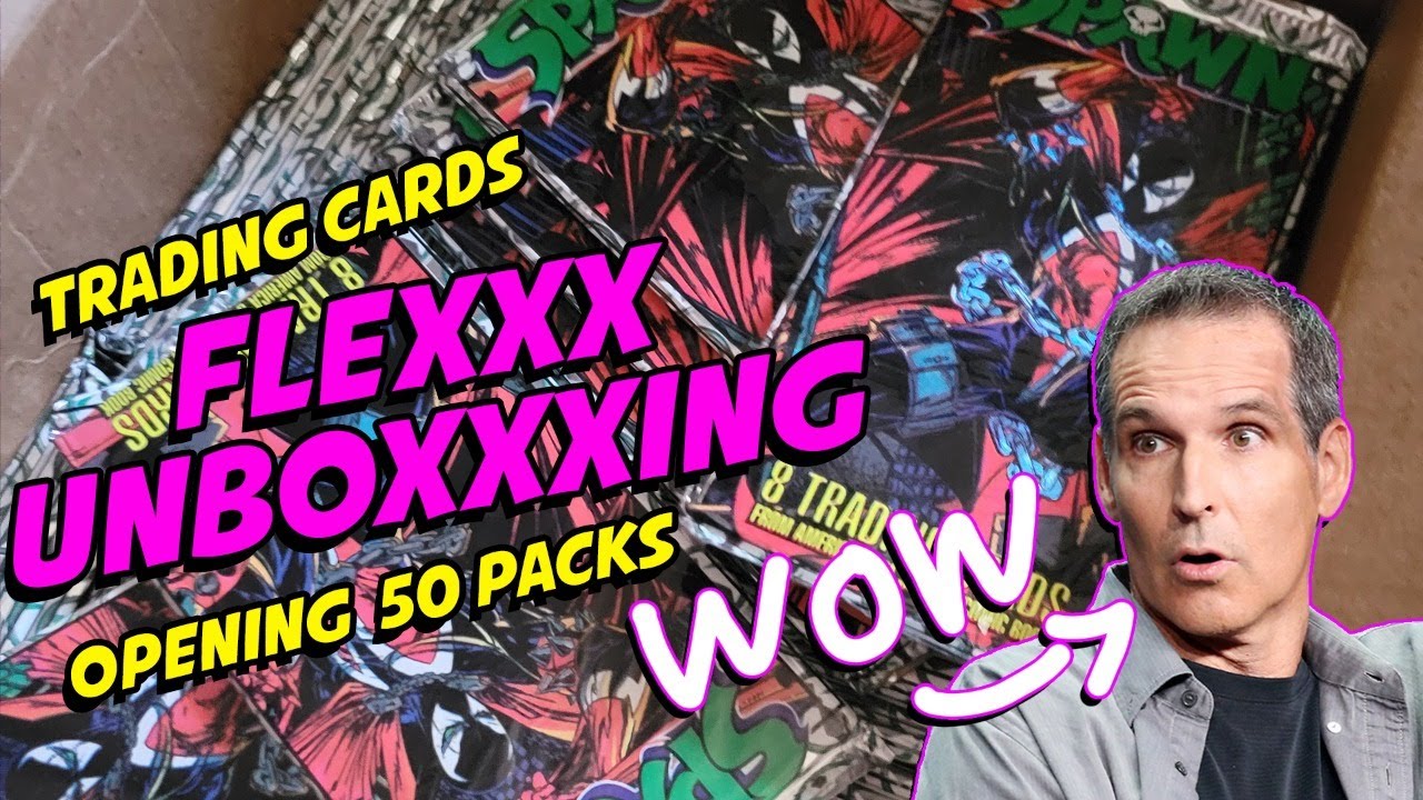OPENING 50 PACKS OF SPAWN TRADING CARDS