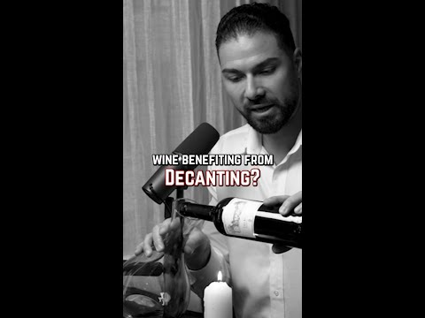 How to decant wine - lesson by a Master Sommelier!