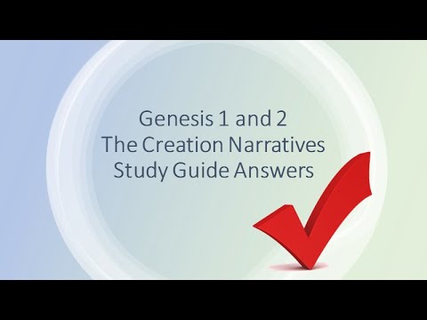 Genesis A Catholic Bible Study - Session 02 - Study Guide Answers