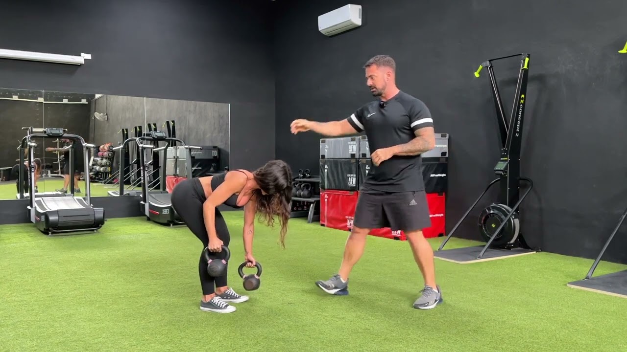 Alternating Kettlebell Bent Over Row