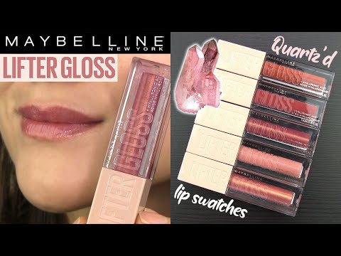 Maybelline QUARTZ'D Lifter Gloss Collection ๐ // Lip Swatches & Review