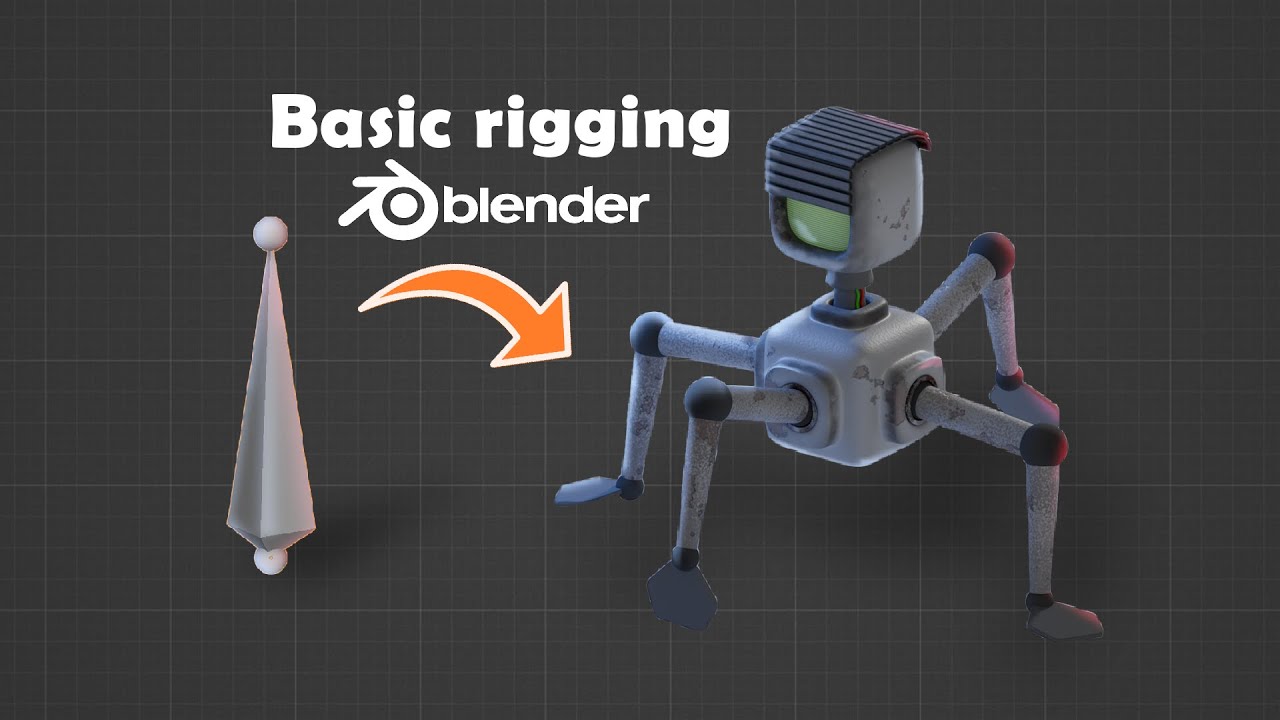 Basic rigging tutorial under 2 minutes in blender