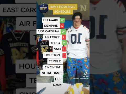 NAVY FOOTBALL SCHEDULE