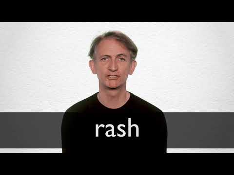 RASH Synonyms | Collins English Thesaurus
