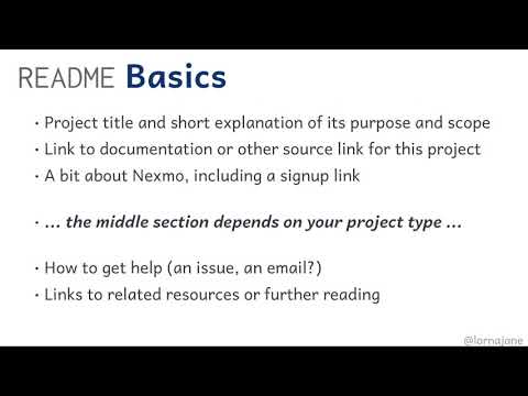 GitHub as a Landing Page | Lorna Jane Mitchell | API The Docs Amsterdam 2019