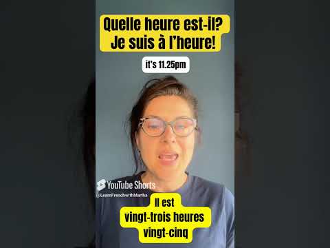 Telling Time in French Made Easy! #shorts #frenchlanguage #frenchforbeginners