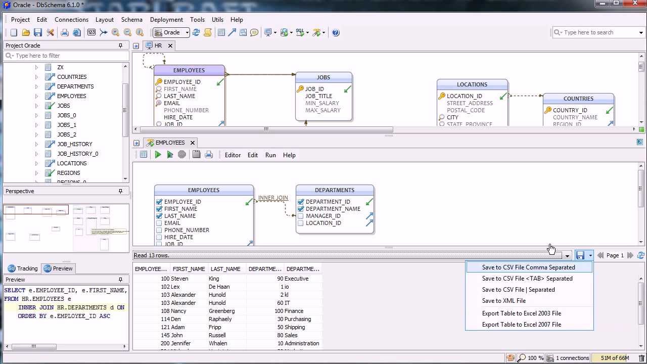 DbSchema Query Builder