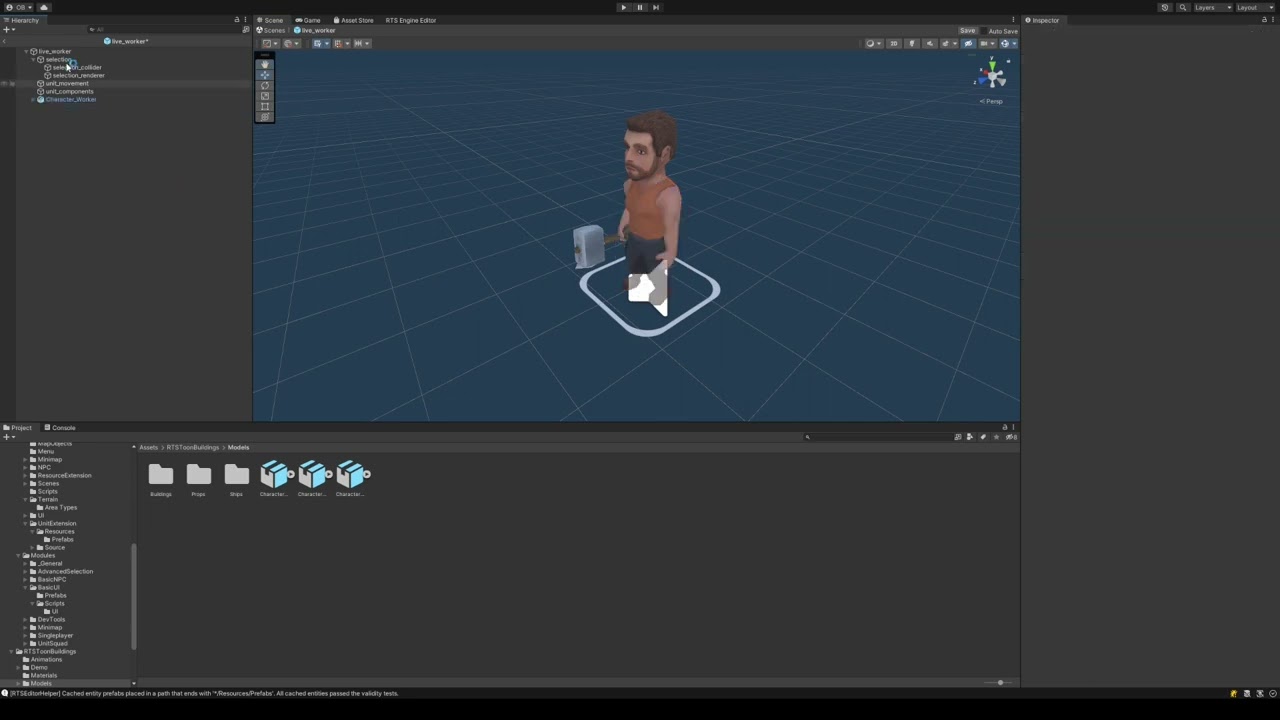 Create a RTS game with the RTS Engine for Unity [Live Tutorial - Part 02]