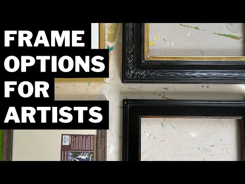 Frame Options for Artists #pictureframes