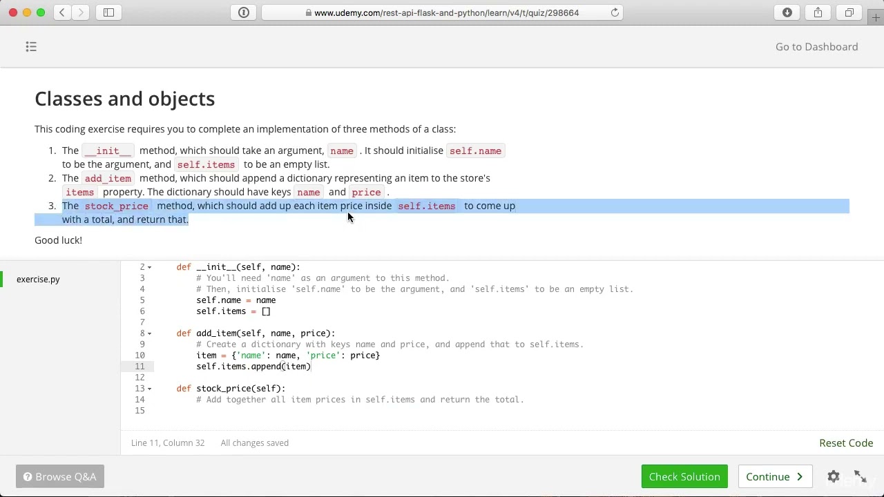 27. Solution to coding exercise Classes and objects. #objects #python #programmer #coding