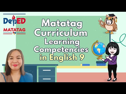 DEPED MATATAG CURRICULUM LEARNING COMPETENCIES IN ENGLISH 9