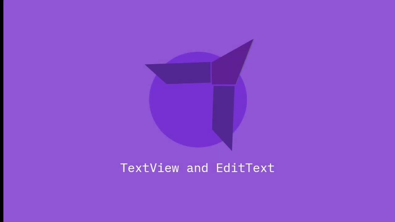 EditText and TextView | Android Studio | Java
