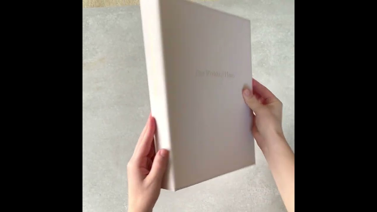 Recycled Leather Wedding Plans Ring Binder