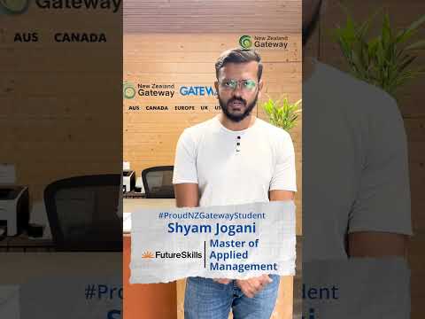 Shyam Jogani’s Career Transformation at Future Skills Academy! #mastersdegree #studyinnewzealand