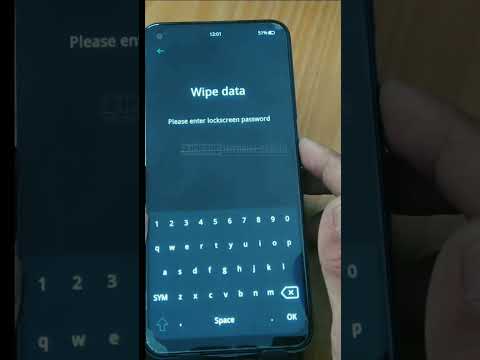 format data Oppo A54 #wipedata #bypassfrp