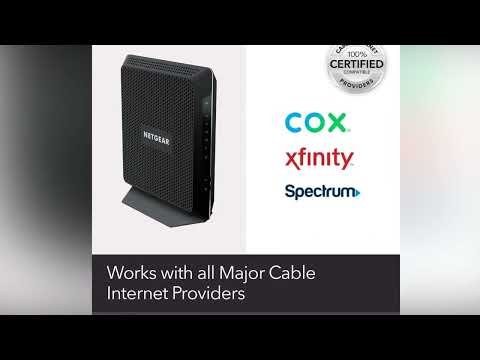 Cable modem router combo