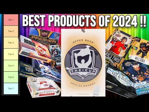 Ranking The BEST Upper Deck Hockey Products of 2024 !!