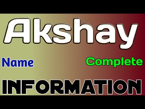 Akshay Name Meaning| Akshay Naam Ki Rashi | Akshay Name Full Details | The secret of Name