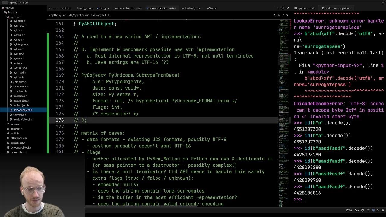 CPython Unicode Objects w. Petr Viktorin