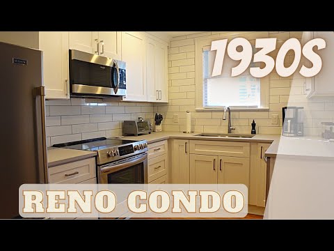 A Renovated Condo Tour from 1930 near Uptown Charlotte!!🏫
