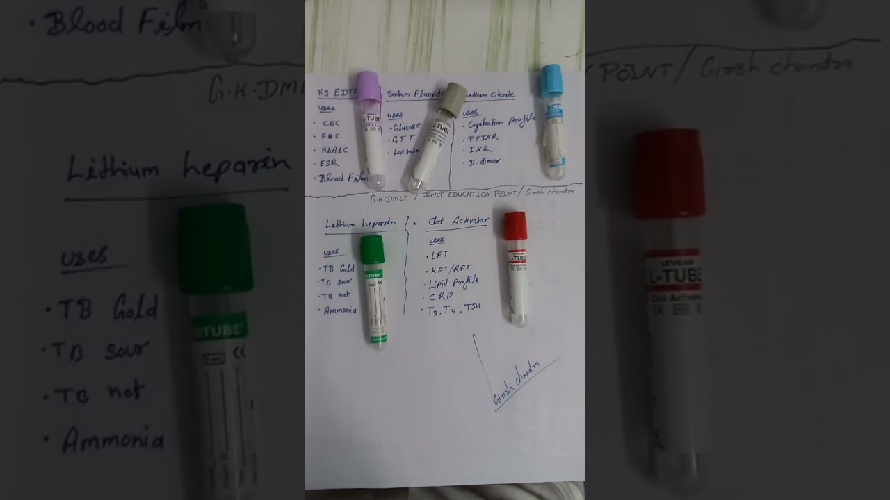 anticoagulant/ blood collection tube/ #sorts #viral #youtubeshorts #youtubeviral