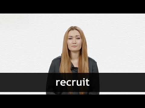 RECRUIT 释义 | 柯林斯英语词典