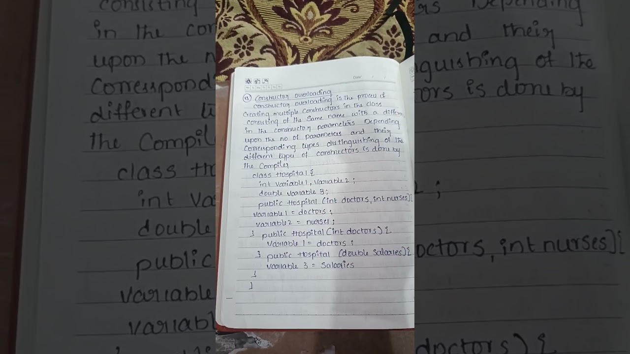 #constructor overloading in java#