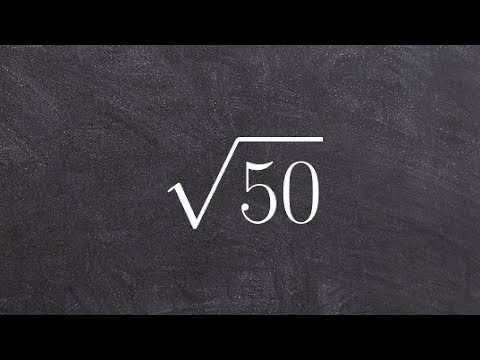 How to Simplify the Square Root of an Integer