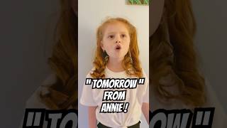 TOMORROW from ANNIE! ???? #annie #musical #theatre #broadway #annie #singer #fun #wow #musicaltheatre