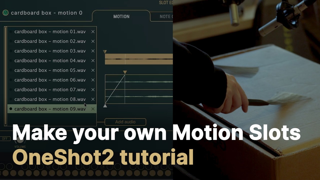 How to make your own Motion Slots - OneShot2 tutorial