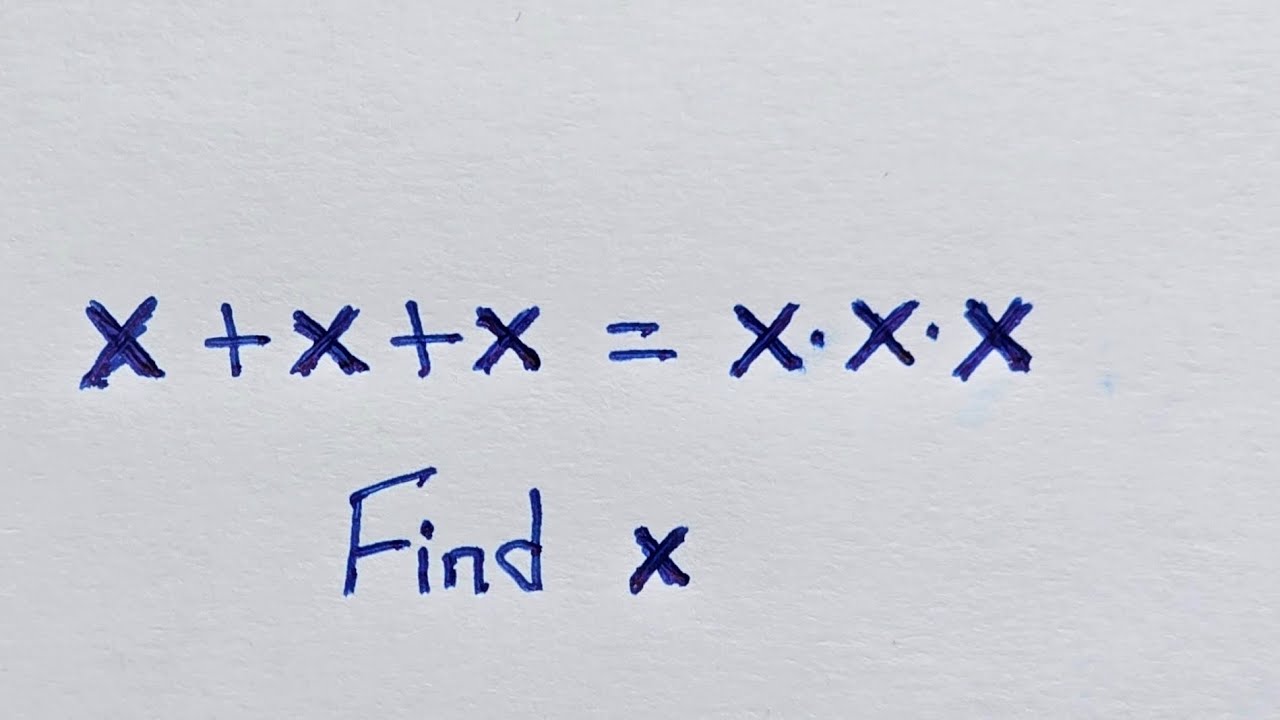 Harvard | Can you Solve Trinomial Equation ?  Find the Real Solution  { X } 