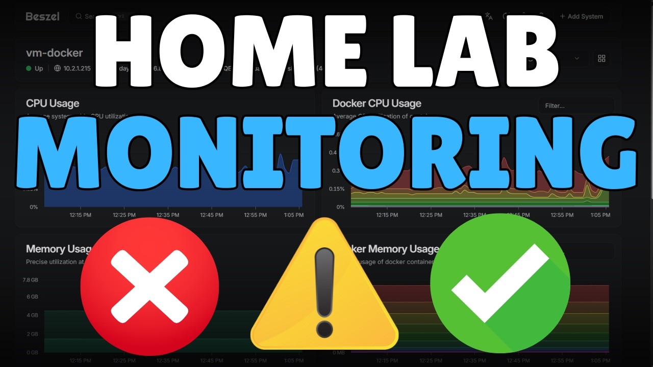 How I Monitor My Entire Home Lab (Servers, Uptime, and Logging)