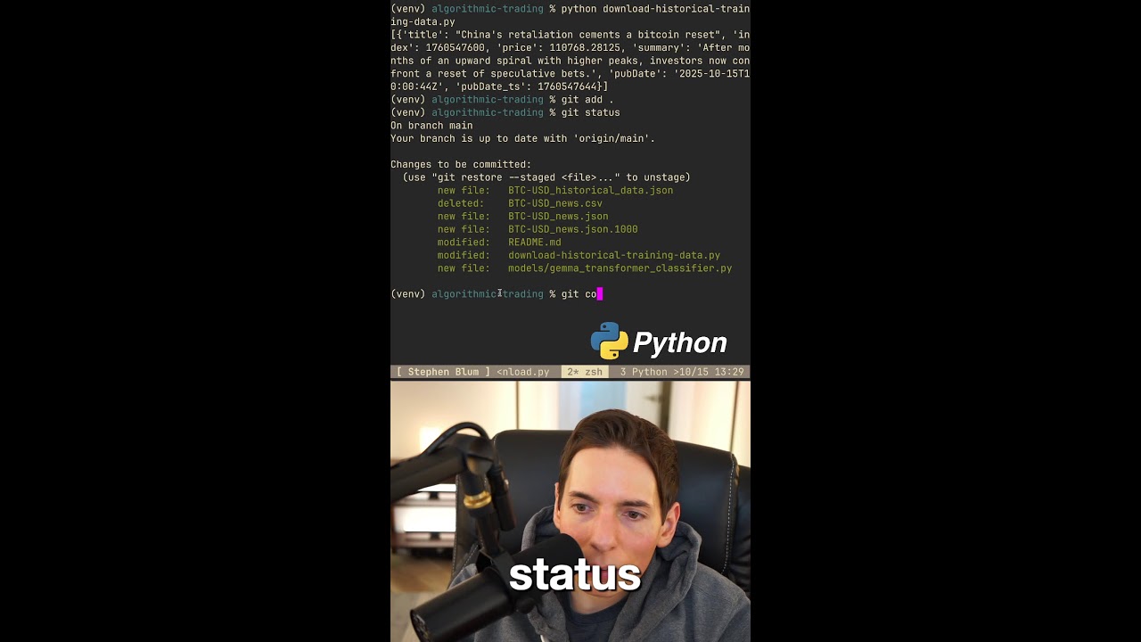 Algorithmic Trading with Python: Day 2