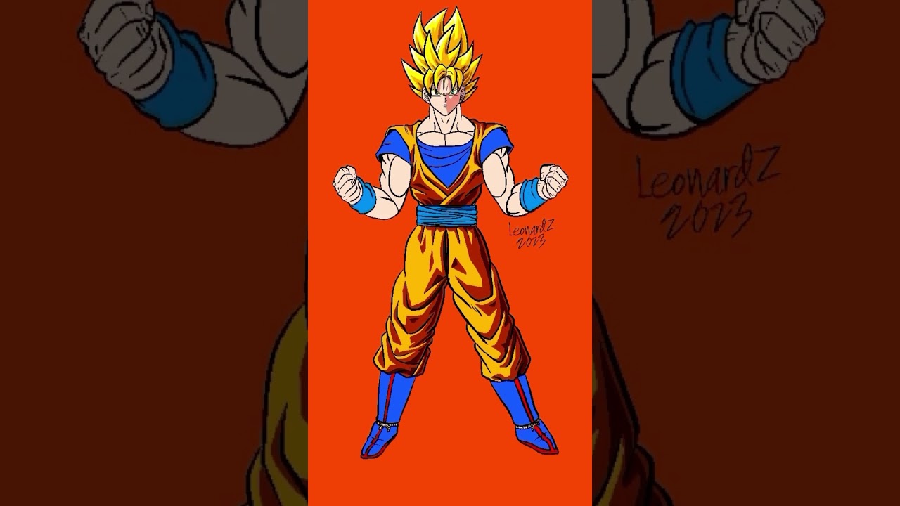 DRAGON BALL Z Super Saiyan Goku!! #dragonball #dragonballz #dragonballsuper #supersaiyan #procreate