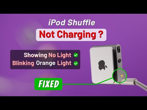 Fix- iPod Shuffle 4th Gen Not Charging! [No Light/Blinking Oranges]