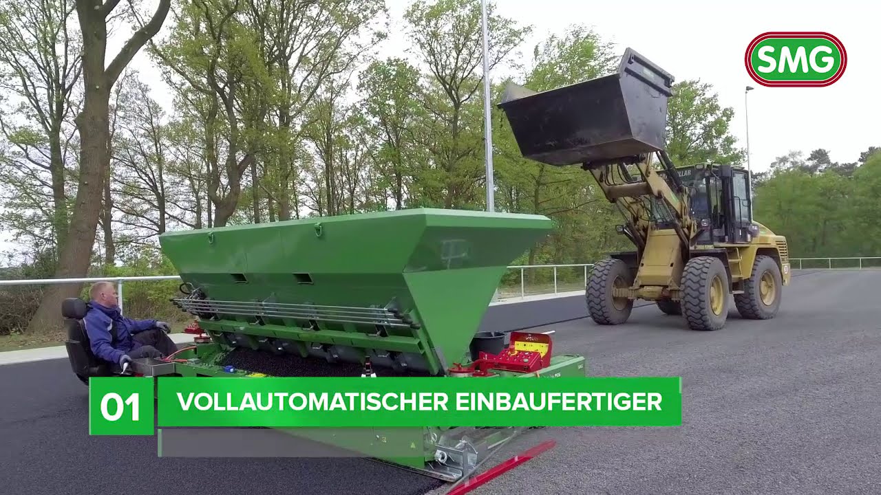 PlanoMatic P936 Fully automatic paver for elastic layers and elastic ...