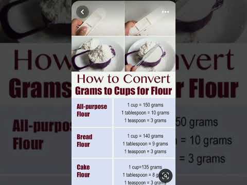 How to Convert Grams to Cups for Flour