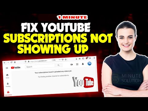 How to Fix Youtube subscriptions not showing up 2025